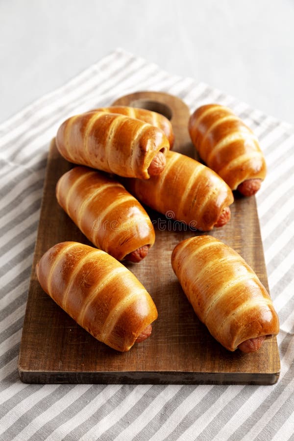 Homemade Kolache Rolls Ready To Eat, Side View Stock Image - Image of ...