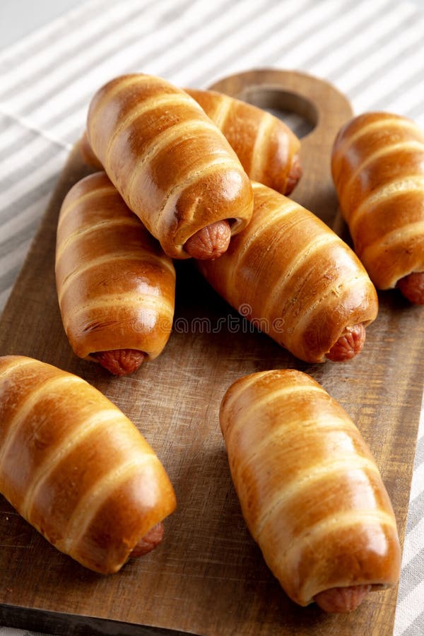 Homemade Kolache Rolls Ready To Eat, Side View Stock Photo - Image of ...