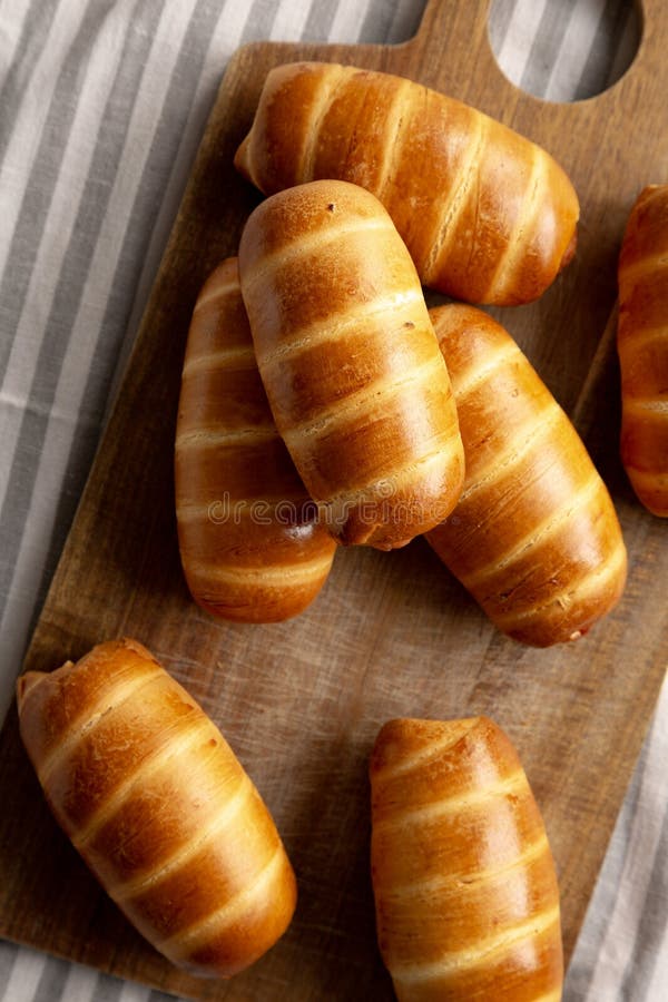 Homemade Kolache Rolls Ready To Eat, Top View Stock Photo - Image of ...