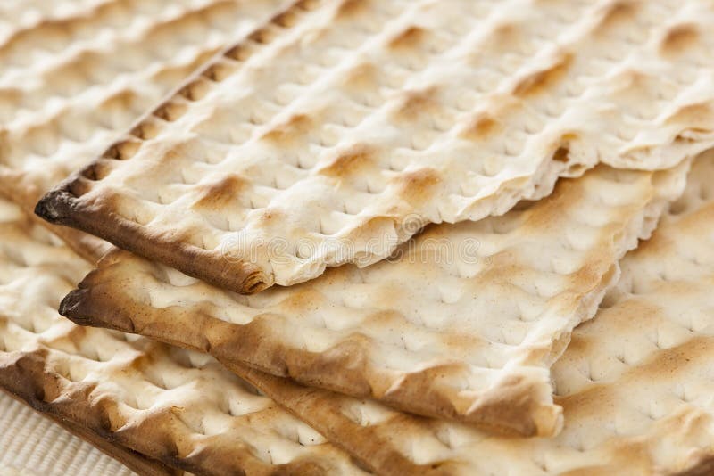 Homemade Kosher Matzo Crackers Stock Photo - Image of hebrew, judaism ...