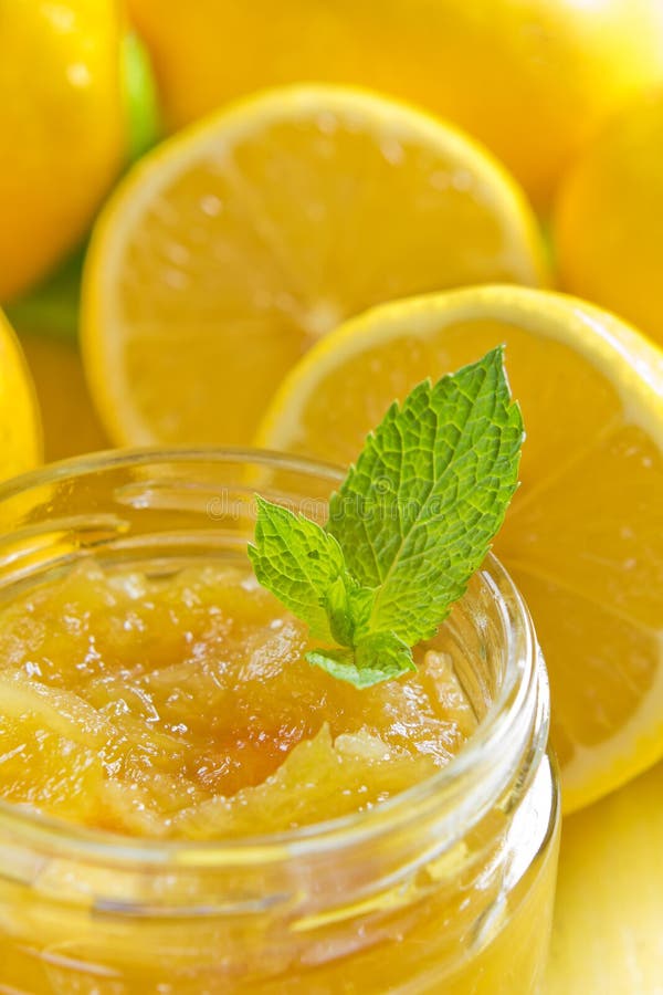 Homemade lemon jam stock photo. Image of juicy, homemade - 26653236