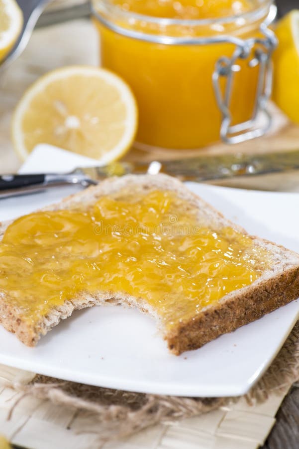 Homemade Lemon Jam stock image. Image of preserve, fruit - 35630367