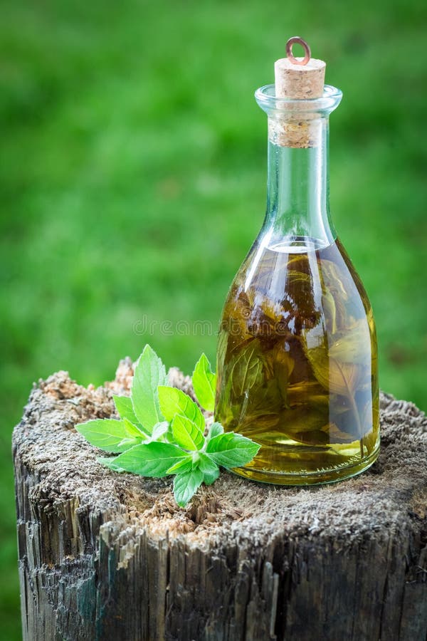 Homemade Liqueur Made of Alcohol and Garlic Stock Photo - Image of ...