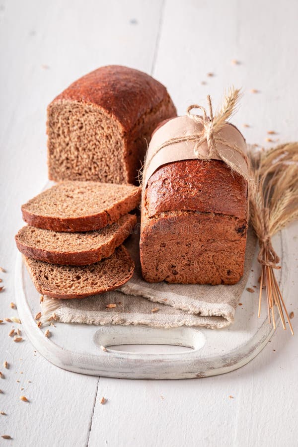 Homemade Loaf of Breads Ready To Eat Stock Photo - Image of moody ...