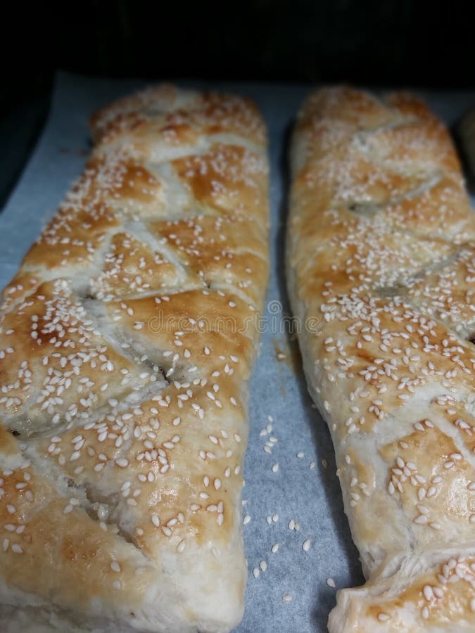 Homemade Meat pastry stock image. Image of dessert, bread - 184907193