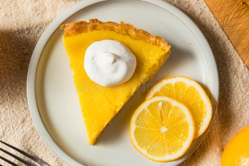 Homemade Meyer Lemon Tart Pastry Stock Image - Image of tart, cream ...