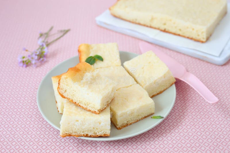 Milk rice cake stock photo. Image of milk, sweet, piece - 183499274
