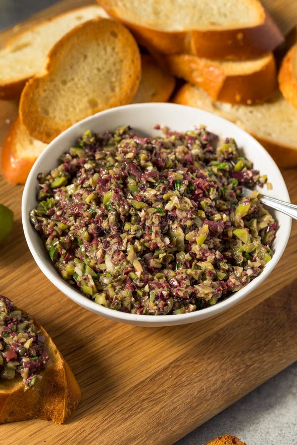 Homemade Mixed Olive Tapenade Appetizer Stock Photo - Image of olive ...