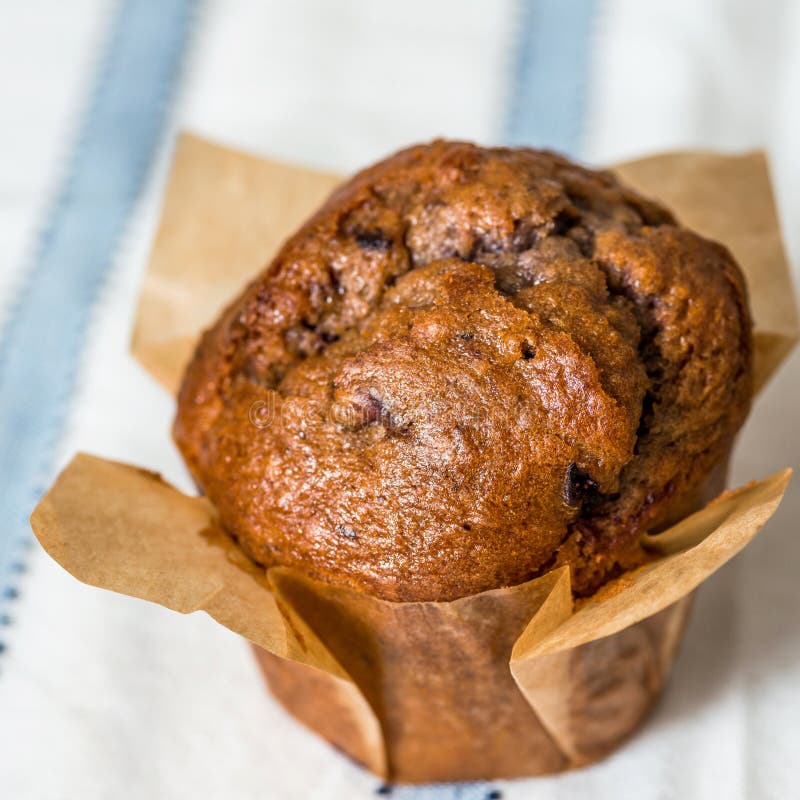 Homemade muffins in paper stock image. Image of cuisine - 34491185