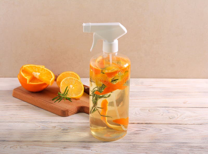 Homemade Natural Cleaning Spray Stock Photo - Image of disinfector ...