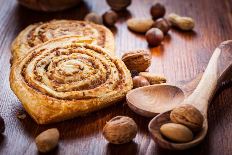 Homemade nut pastry stock photo. Image of fresh, snack - 71916894