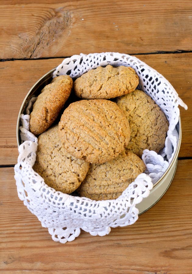Homemade oatmeal cookies stock photo. Image of baked - 32262332