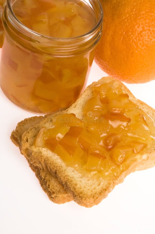Homemade orange Jam stock image. Image of season, snack - 30335721