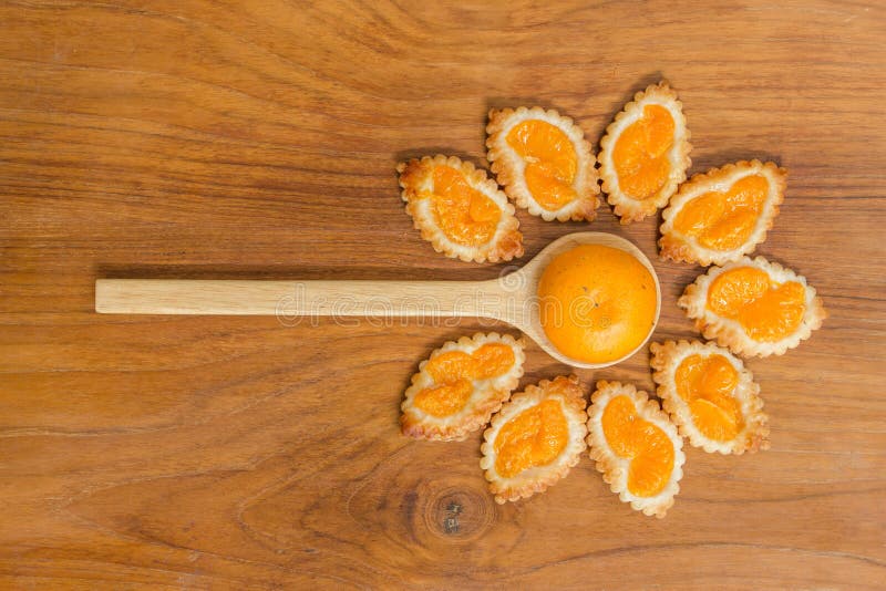 Homemade orange pastry stock photo. Image of afternoon - 62398252