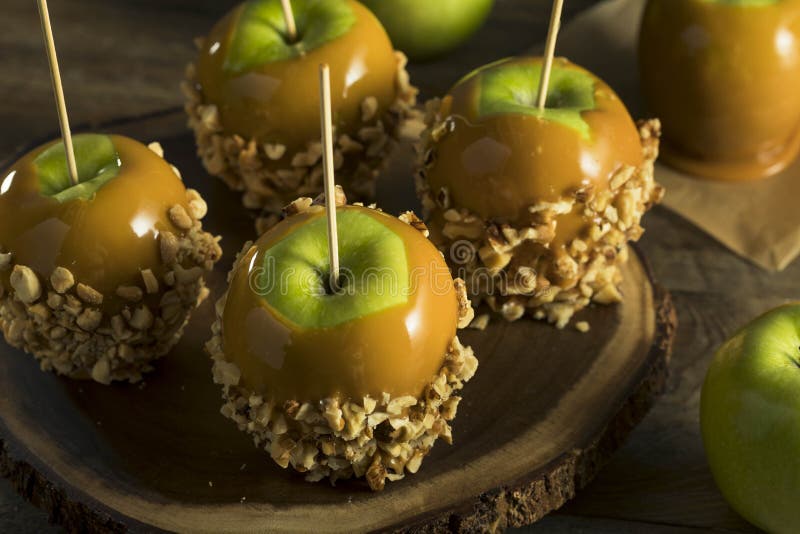 Homemade Taffy Apple stock photo. Image of snack, glazed - 26957740