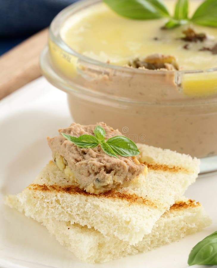 Homemade Chicken Liver Pate Stock Image - Image of pork, paste: 337763759