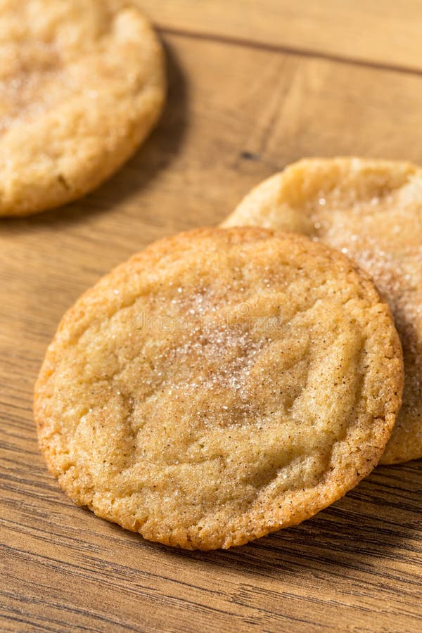 Homemade Organic Snickerdoodle Cookies Stock Photo - Image of bake ...
