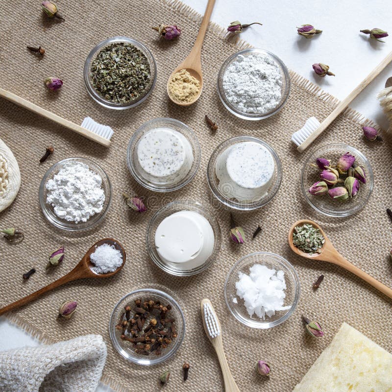 Homemade Organic Toothpaste Stock Photo - Image of ecological, homemade ...