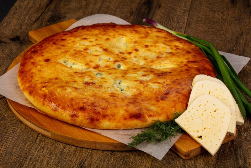 Homemade Ossetian pie stock photo. Image of traditional - 127481902