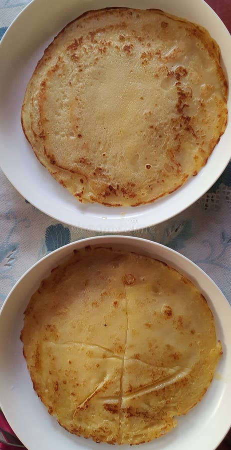 Homemade pancake stock photo. Image of original, flour - 352403964