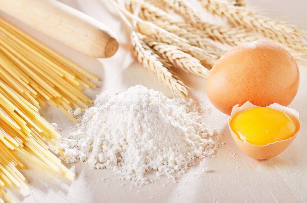 Homemade pasta scene stock image. Image of bread, cereal - 25858635