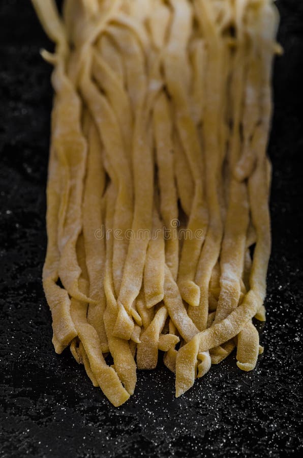 Organic Semolina Pasta from Italy Stock Image - Image of shaped ...