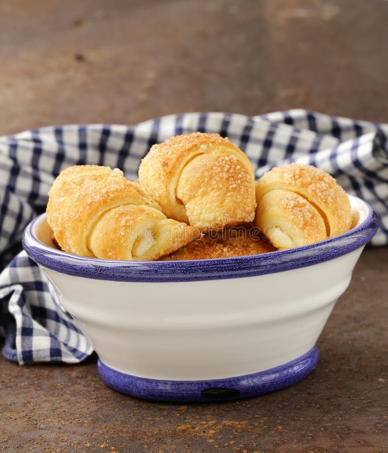 Homemade Pastries, Sweet Buns Rolls Stock Image - Image of pastry ...