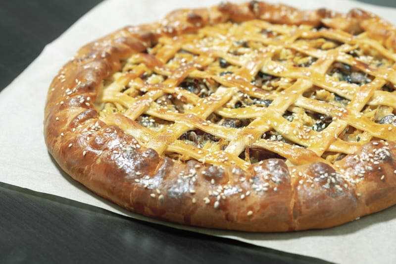 Homemade Pie, Baked Pie, Home Baking Concept Stock Image - Image of ...