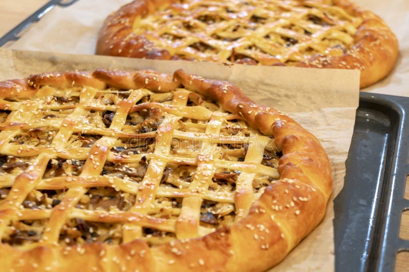 Homemade Pie, Baked Pie, Home Baking Concept Stock Photo - Image of ...