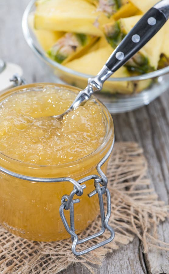 Homemade Pineapple Jam stock image. Image of detail, ingredient - 37056043