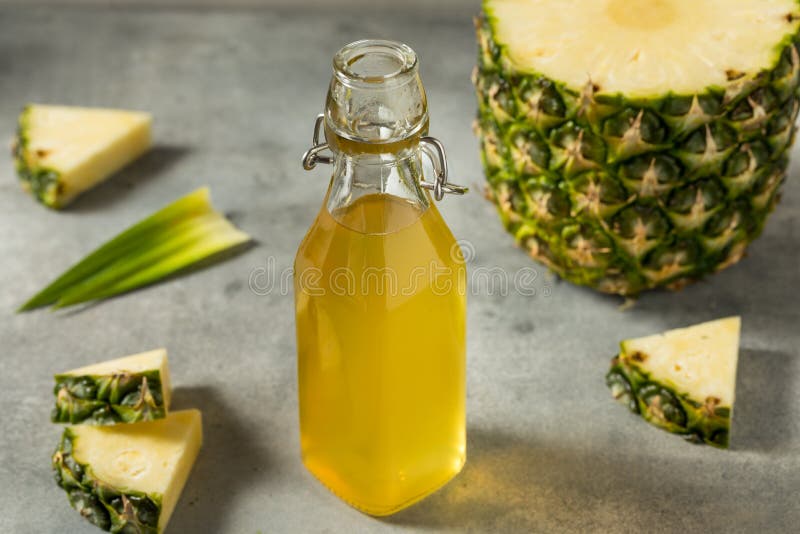Homemade Pineapple Simple Syrup Stock Photo - Image of ripe, pineapple ...