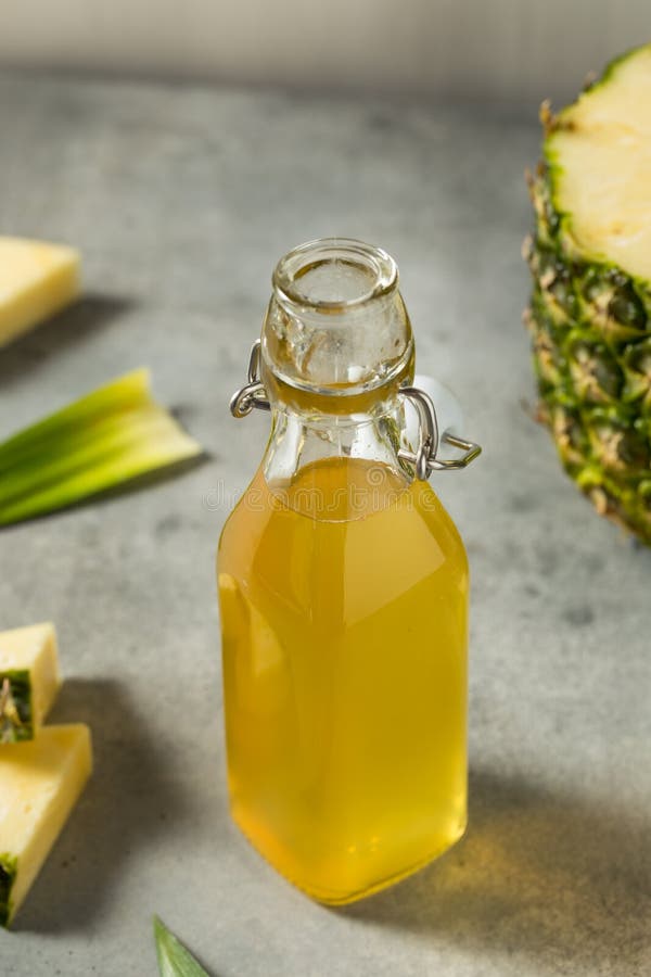 Homemade Pineapple Simple Syrup Stock Image - Image of pineapple, juicy ...