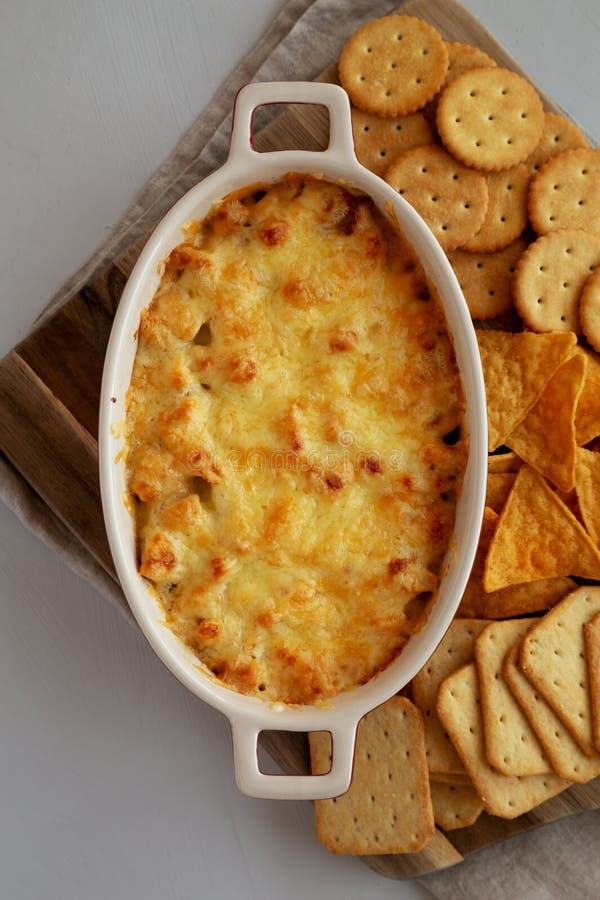 Homemade Piri Piri Chicken Dip, Top View Stock Image - Image of baked ...