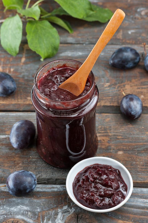 Raspberry jam stock image. Image of preserve, organic - 60028989