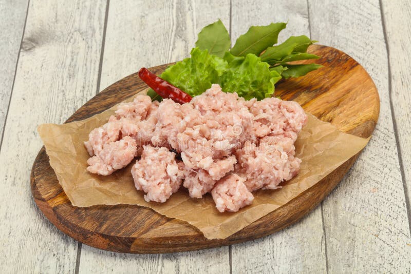 Homemade Pork Minced Meat for Cooking Stock Image - Image of homemade ...