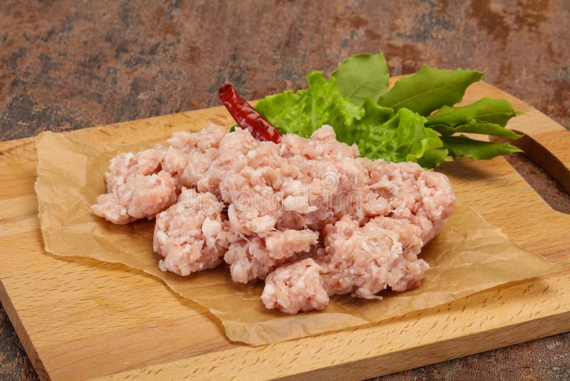 Homemade Pork Minced Meat for Cooking Stock Photo - Image of cooking ...