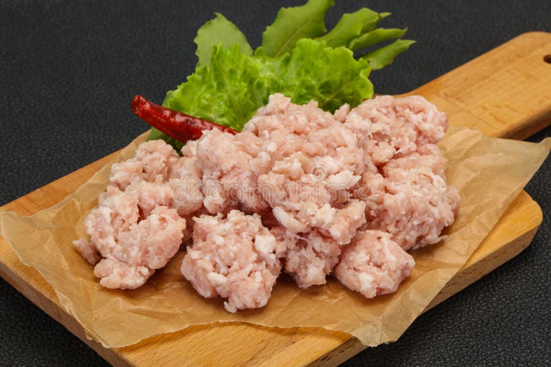 Homemade Pork Minced Meat for Cooking Stock Photo - Image of ground ...