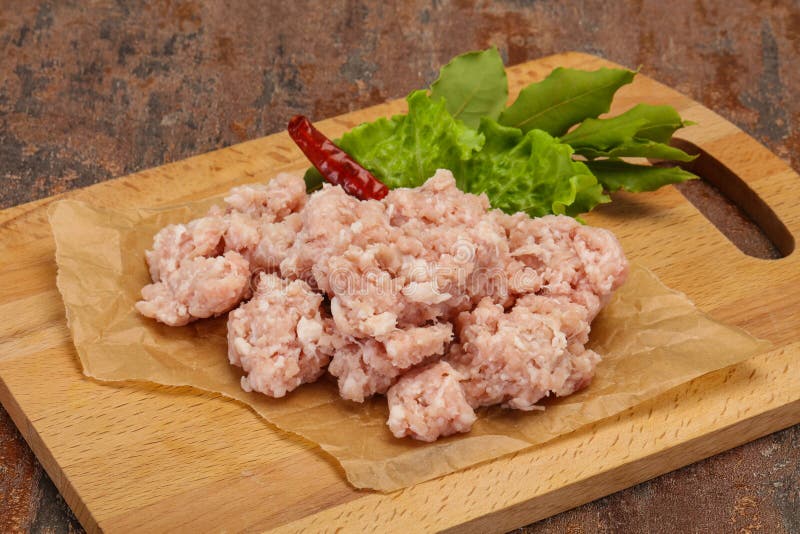 Homemade Pork Minced Meat for Cooking Stock Photo - Image of homemade ...