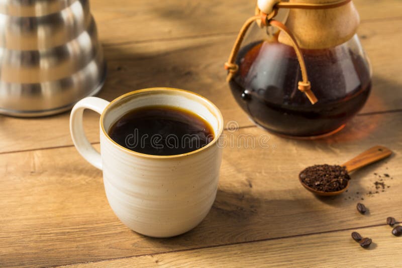 Homemade Pour Over Coffee stock photo. Image of prep - 200806284