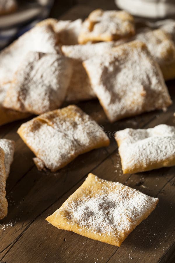 Homemade Powder Sugar Beignets Stock Photo - Image of baked, dish: 49241478
