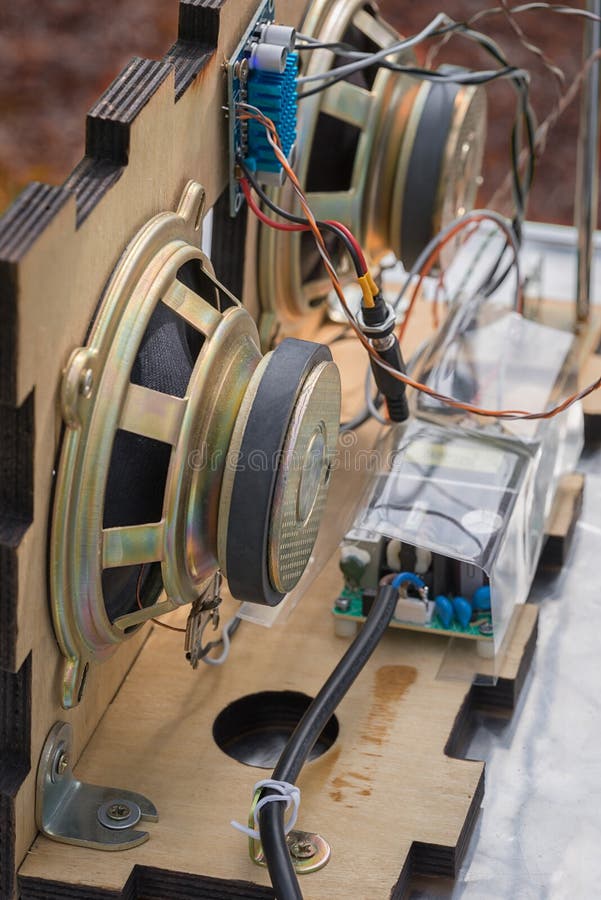 Homemade Diy am Radio Loop Antenna Stock Photo - Image of radioactivity ...