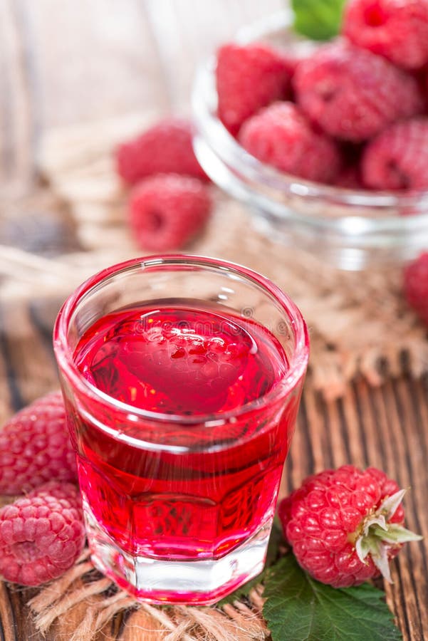 Homemade Raspberry Liqueur stock image. Image of fruits - 42736099