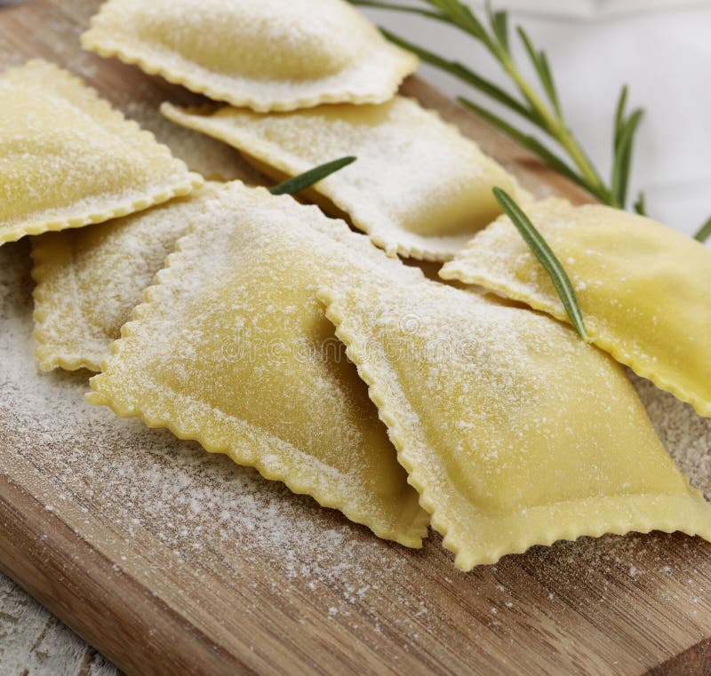 Ravioli stock image. Image of square, traditional, filled - 17872489