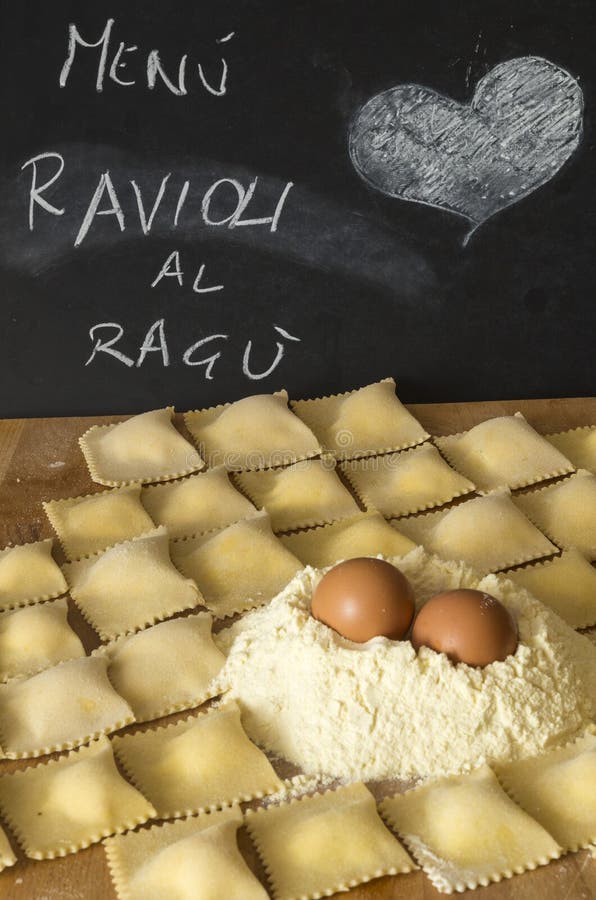 Homemade ravioli stock photo. Image of tomato, family - 37282272