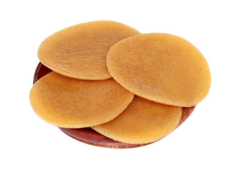 Homemade Raw Uncooked Fuska. Un Fried Fushka Tesy Food Stock Photo ...