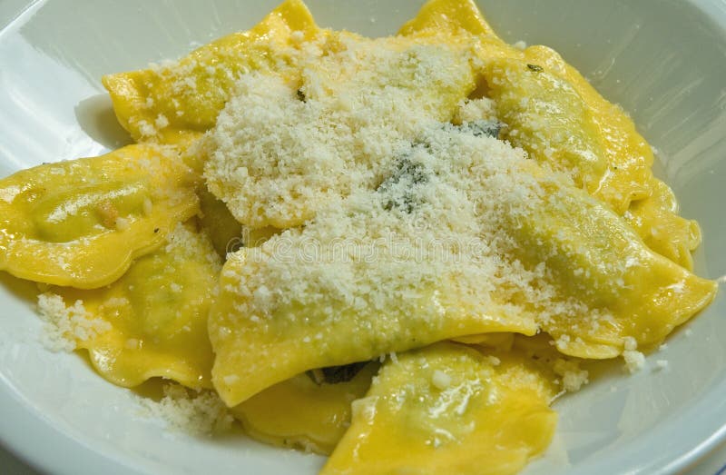 Homemade Ricotta Cheese Filled Ravioli Stock Photo - Image of cuisine ...