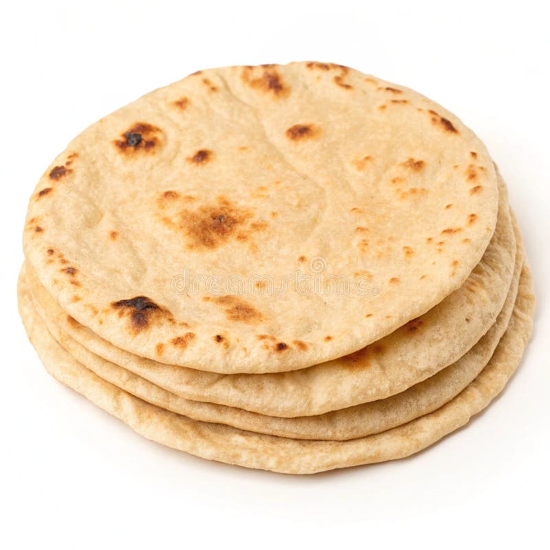Chapati Flatbread Stock Illustrations – 738 Chapati Flatbread Stock ...