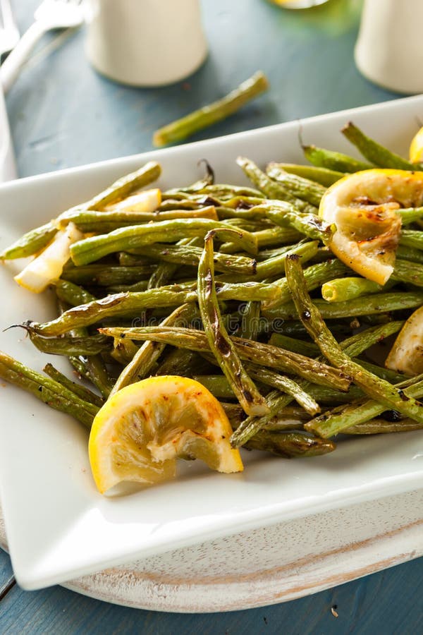 Homemade Sauteed Green Beans Stock Image - Image of vegetables, bunch ...