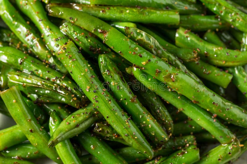 Homemade Sauteed Green Beans Stock Photo - Image of sauteed, food ...