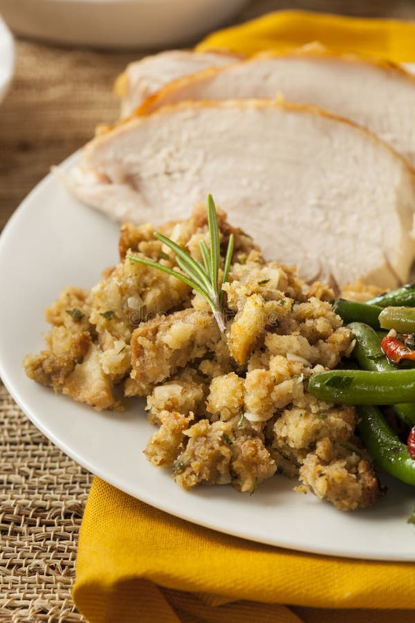 Homemade Sliced Turkey Breast Stock Image - Image of gourmet, roasted ...